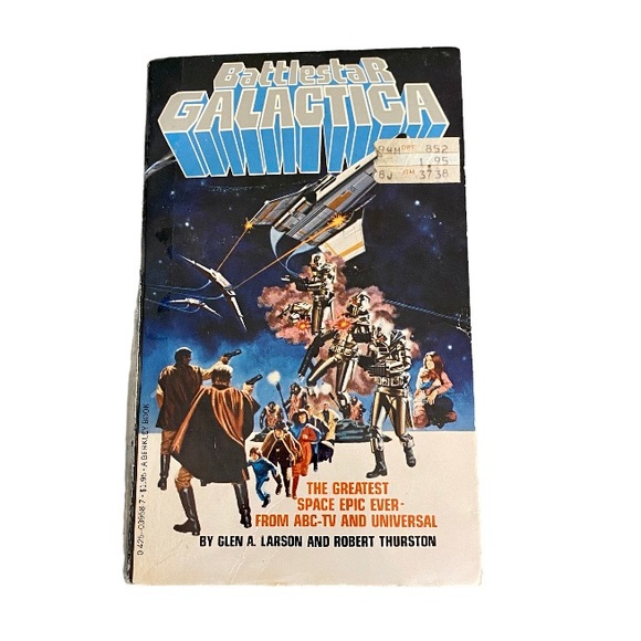 Other | Vintage Book 1978 Battlestar Galactica By Glenn Larson And ...